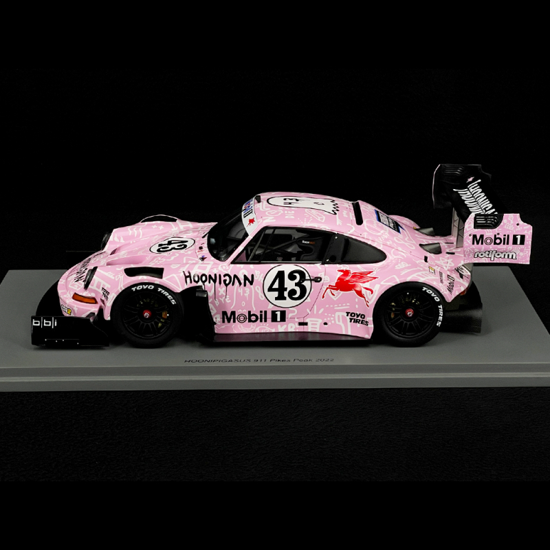 Ken Block Porsche 911 Hoonipigasus n°43 Pikes Peak 2022 1:18 Spark 18S726