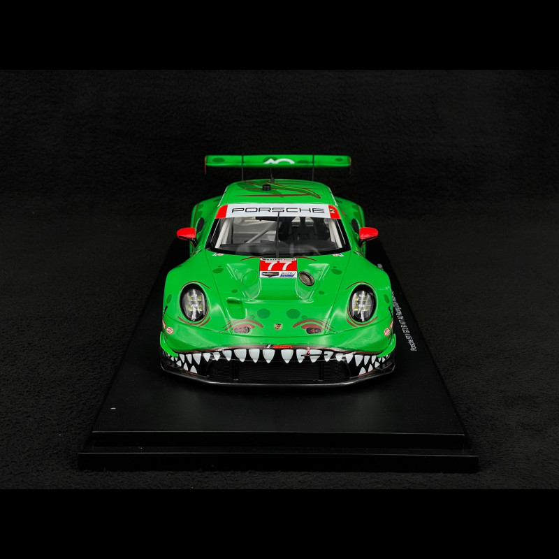 Porsche 911 GT3 R Type 992 n°77 Rexy 2ème Daytona 2024 1/18 Top Speed ...