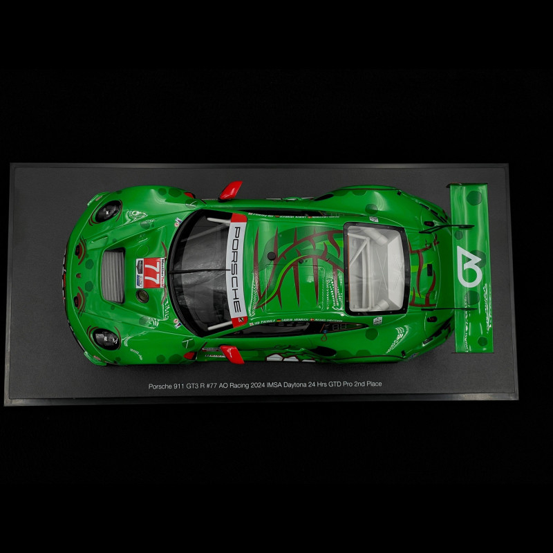 Porsche 911 GT3 R Type 992 n°77 Rexy 2ème Daytona 2024 1/18 Top Speed ...