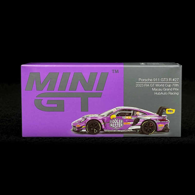 Porsche 911 GT3 R Type 992 n°27 Macau GP 2023 1:64 Mini GT MGT00793-L