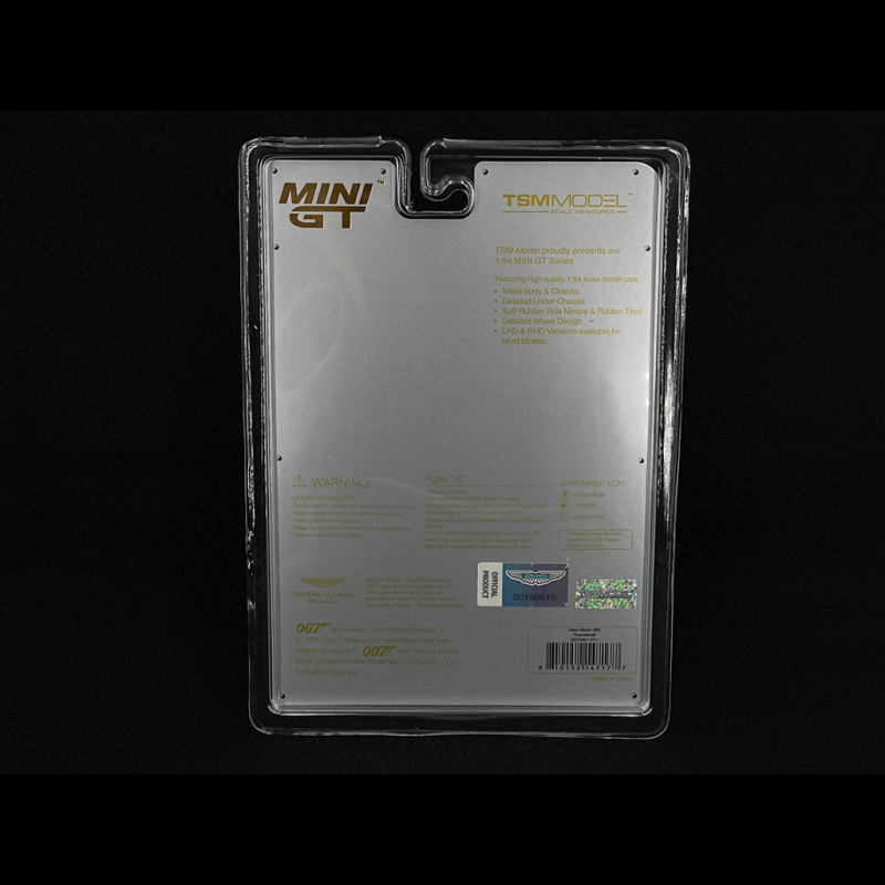 James Bond Aston Martin DB5 Thunderball 1965 1:64 Mini GT MGT00901-007J