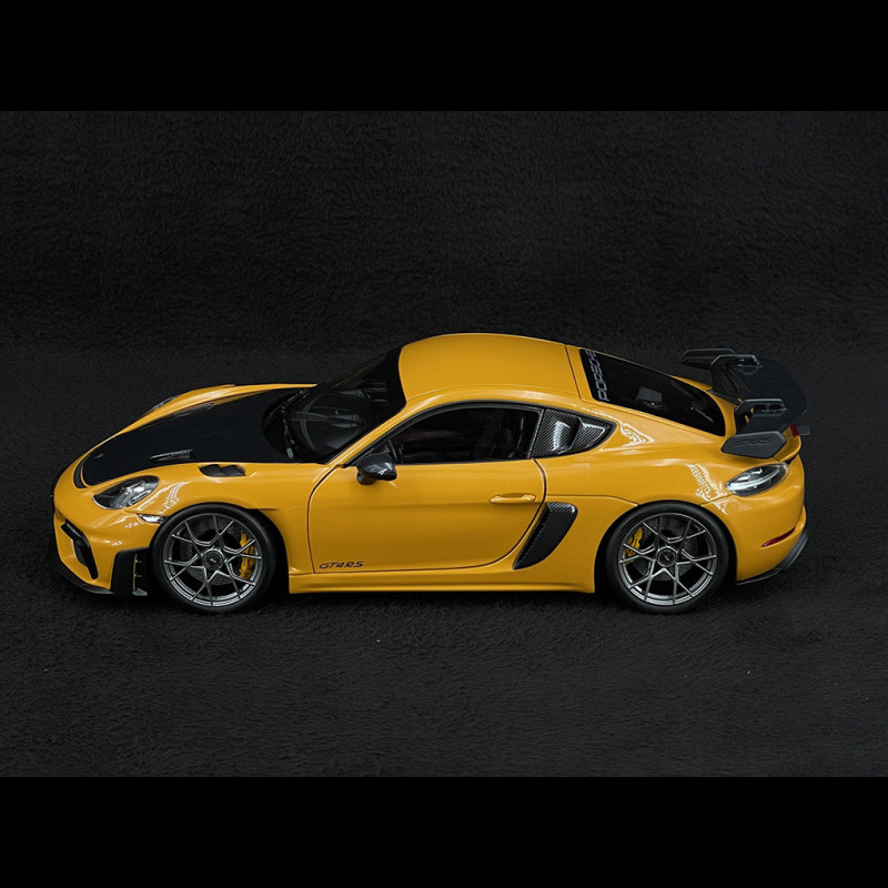 Porsche 718 Cayman GT4 RS 2023 Weissach Package Bahama Yellow 1:18 ...