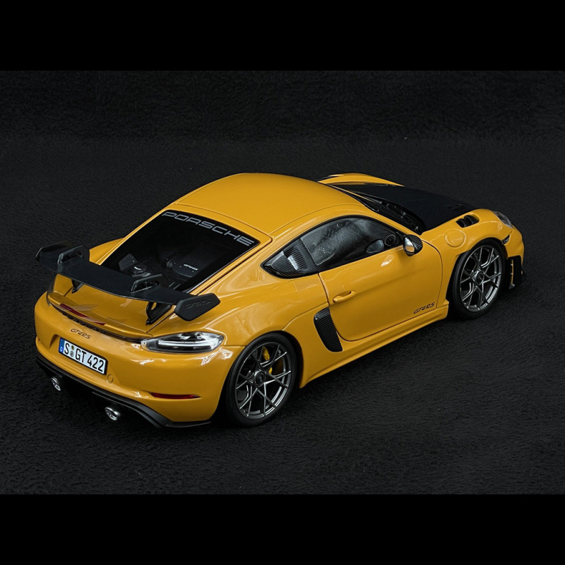 Porsche 718 Cayman GT4 RS 2023 Weissach Package Bahama Yellow 1:18 ...