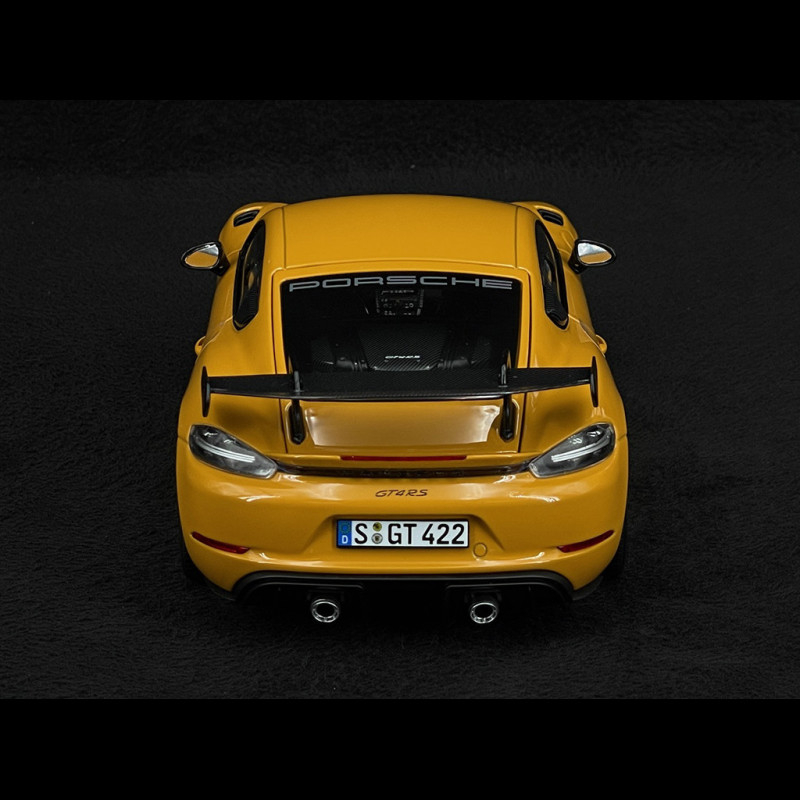 Porsche 718 Cayman GT4 RS 2023 Weissach Package Bahama Yellow 1:18 ...