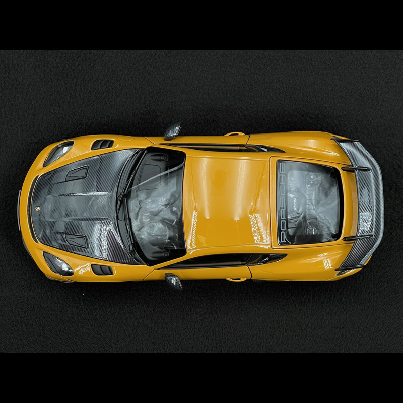 Porsche 718 Cayman GT4 RS 2023 Weissach Package Bahama Yellow 1:18 ...