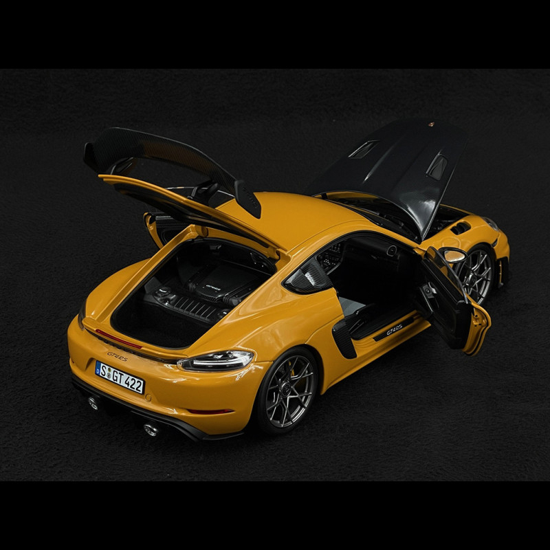 Porsche 718 Cayman GT4 RS 2023 Weissach Package Bahama Yellow 1:18 ...