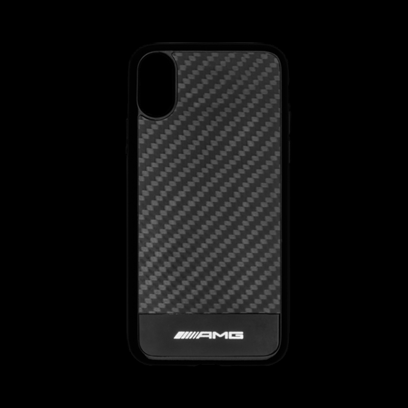 Mercedes AMG phone case for iPhone X / XS carbon fiber black Mercedes ...