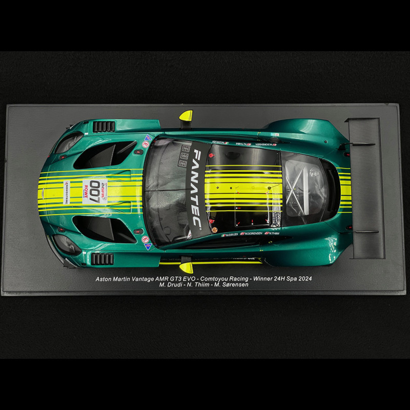 Aston Martin Vantage AMR GT3 EVO n° 007 Sieger 24h Spa 2024 1/18 Spark ...