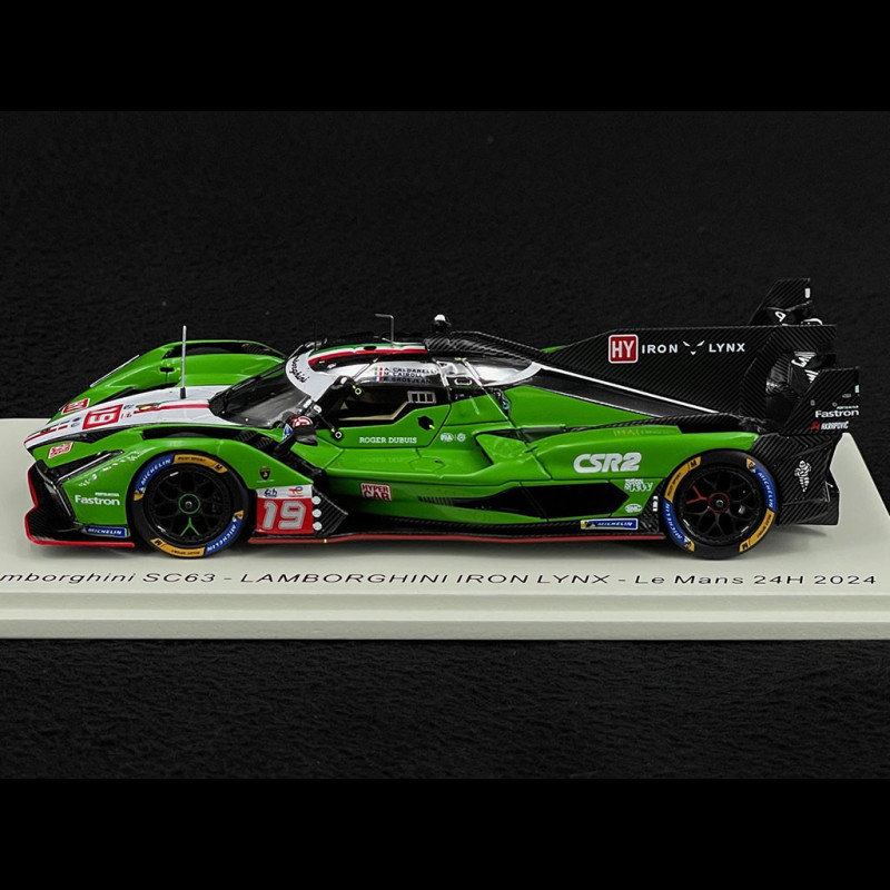 Lamborghini SC63 n°19 24h Le Mans 2024 Cairoli Caldarelli Grosjean 1/43 Spark S9120