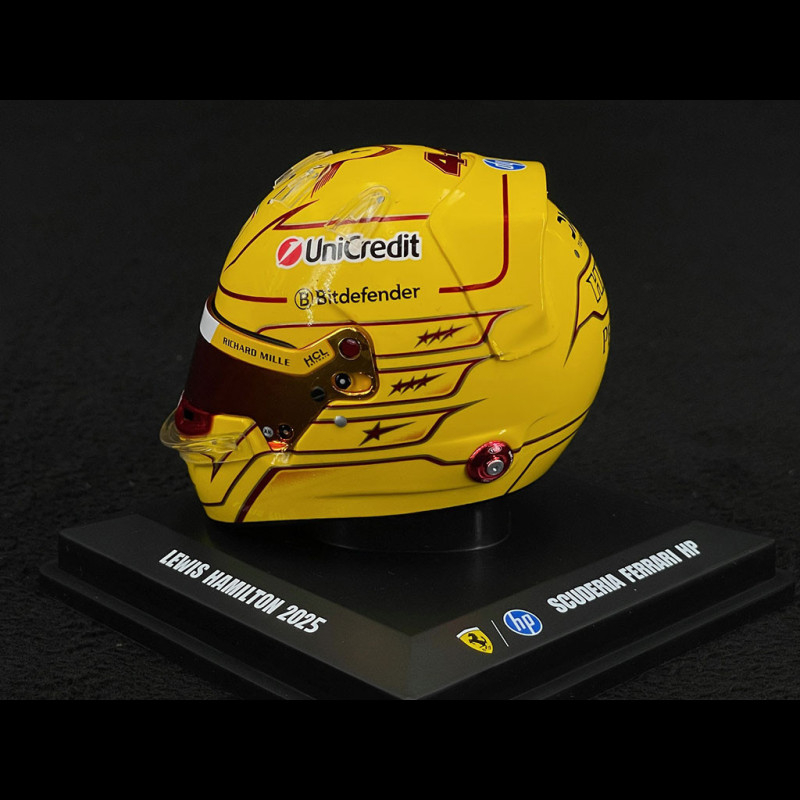 Casque Lewis Hamilton Ferrari F1 1/5 Saison 2025 Looksmart LSHEL008