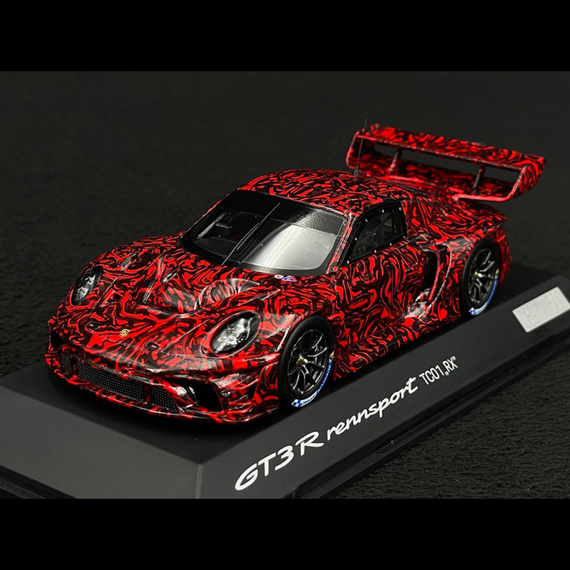Porsche 911 GT3 R Rennsport Type 992 TC01 RX Camo Red / Black 1/43 ...