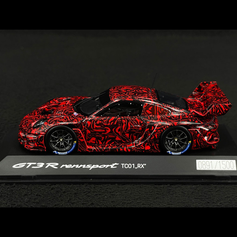 Porsche 911 GT3 R Rennsport Type 992 TC01 RX Camo Red / Black 1/43 ...