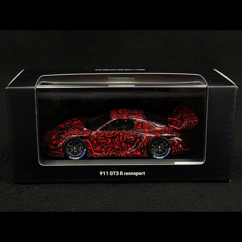Porsche 911 GT3 R Rennsport Type 992 TC01 RX Camo Red / Black 1/43 ...