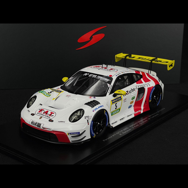 Porsche 911 GT3 R Type 992 n°5 24h Nürburgring 2024 Renauer Kolb Olsen ...