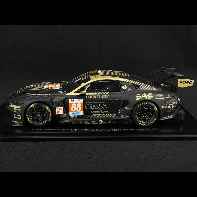 Ford Mustang GT3 n°88 3ème 24h Le Mans 2024 Pedersen Roda Olsen 1/18 ...