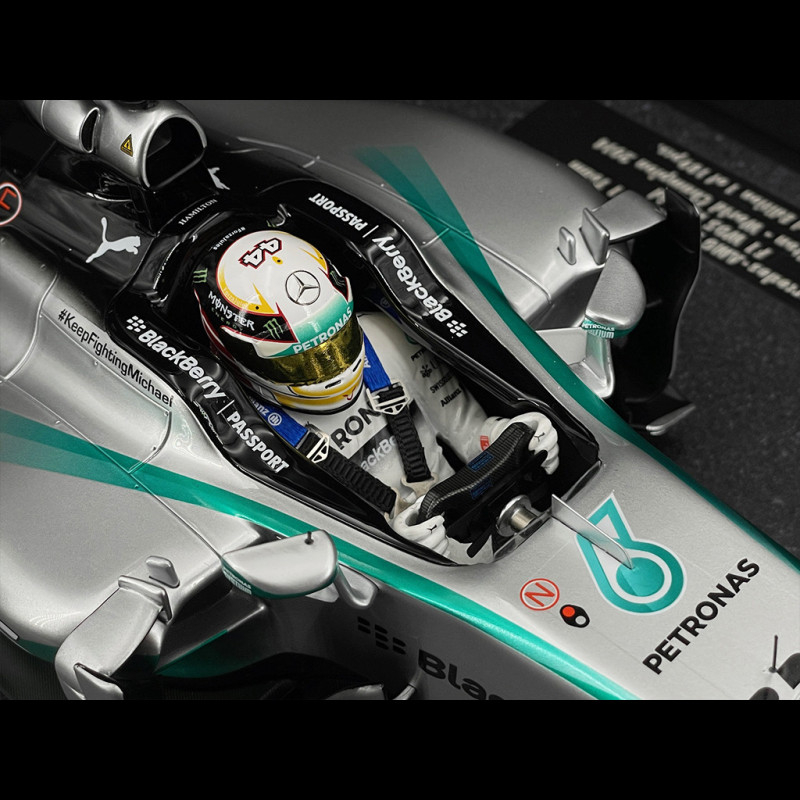 Lewis Hamilton Mercedes AMG F1 W05 Hybrid n°44 World Champion 2014 1/12 ...