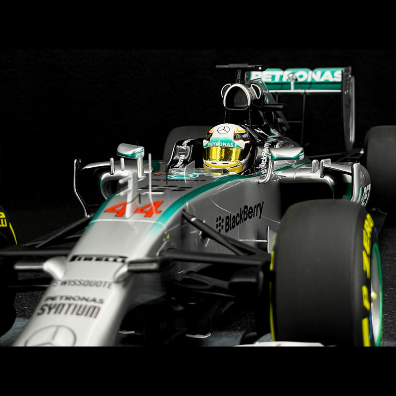 Lewis Hamilton Mercedes AMG F1 W05 Hybrid n°44 World Champion 2014 1/12 ...