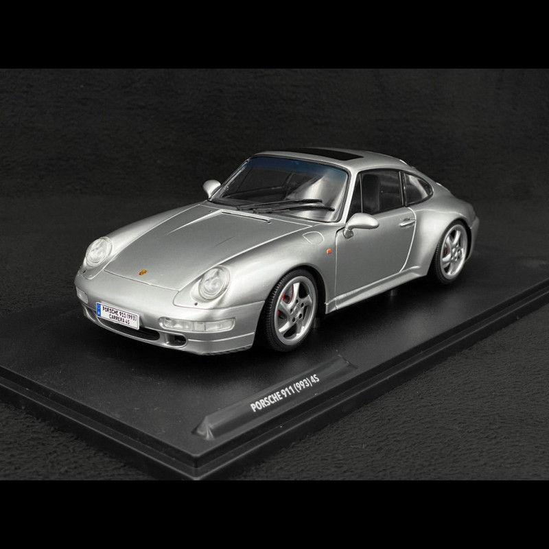 Porsche 911 Carrera 4S Type 993 1996 Polar Silver 1/18 Solido S1810103