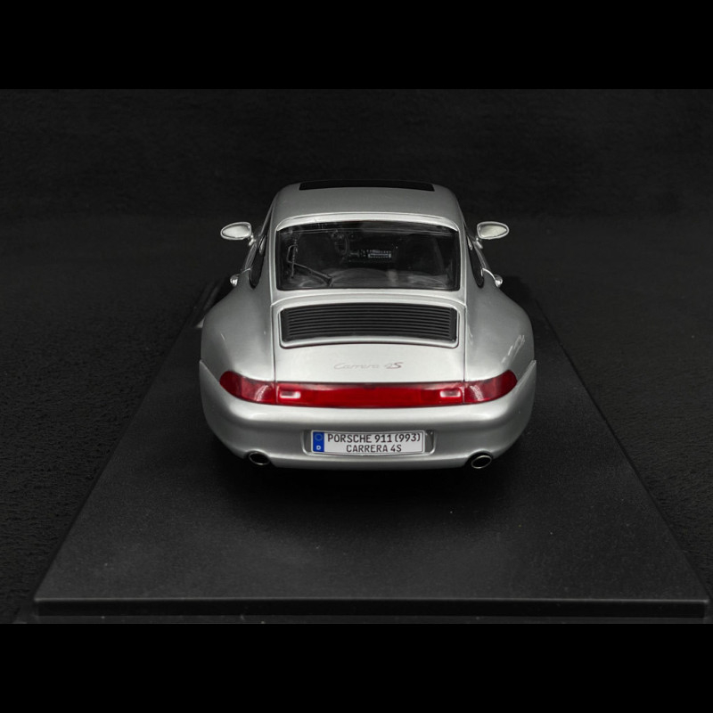 Porsche 911 Carrera 4S Type 993 1996 Polar Silver 1/18 Solido S1810103