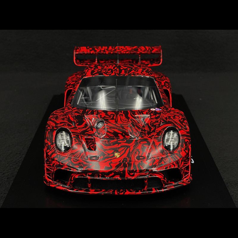 Porsche 911 GT3 R Rennsport Type 992 TC01 RX Camo Red / Black 1/18 ...