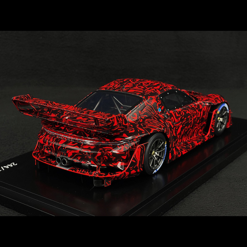 Porsche 911 GT3 R Rennsport Type 992 TC01 RX Camo Red / Black 1/18 ...