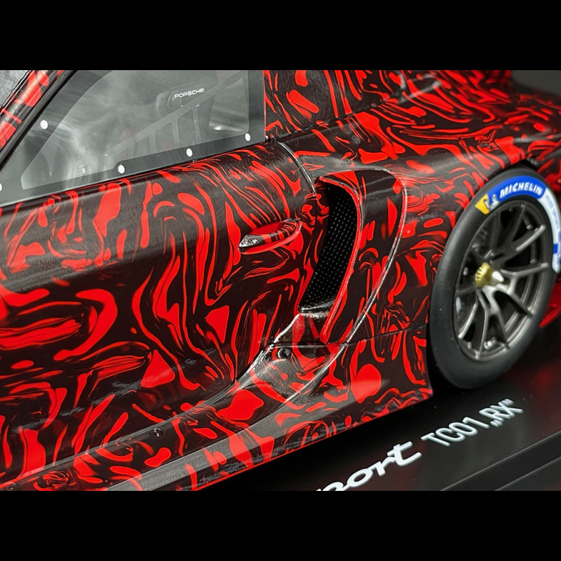 Porsche 911 GT3 R Rennsport Type 992 TC01 RX Camo Red / Black 1/18 ...