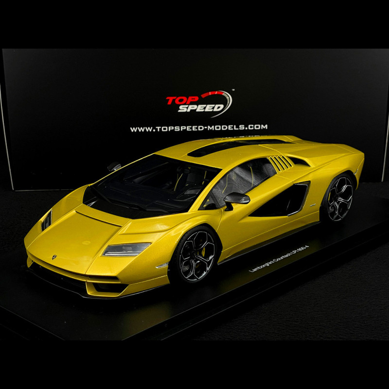 Lamborghini Countach LPI 800-4 New Giallo Orion 2023 Yellow 1/18 Top ...