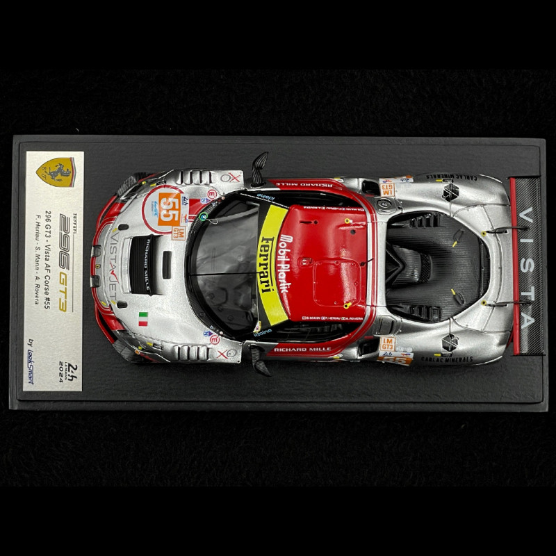 Ferrari 296 GT3 N°55 24H Le Mans 2024 1/43 LookSmart LSLM185