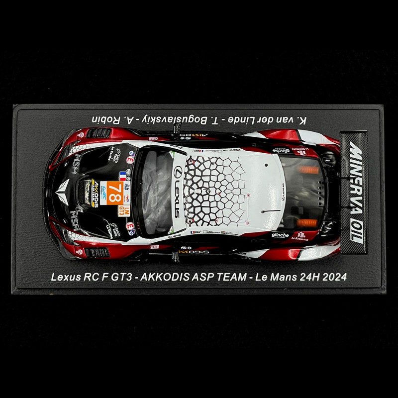Lexus RC F GT3 N °78 24h Le Mans 2024 1/43 Spark S9154