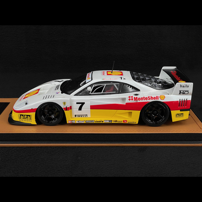 Ferrari F40 LM Monte Shell Rendering Edition N °7 1996 1/18 Tecnomodel ...