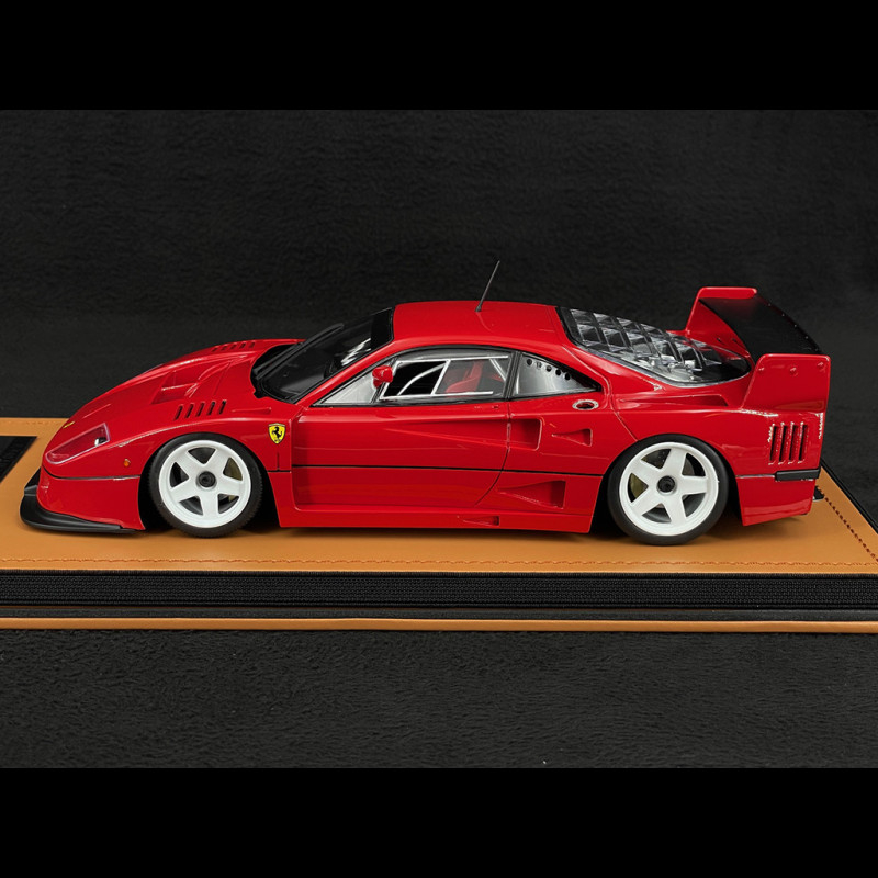 Ferrari F40 LM Press Version 1996 Rouge avec Jantes Blanche 1/18 ...