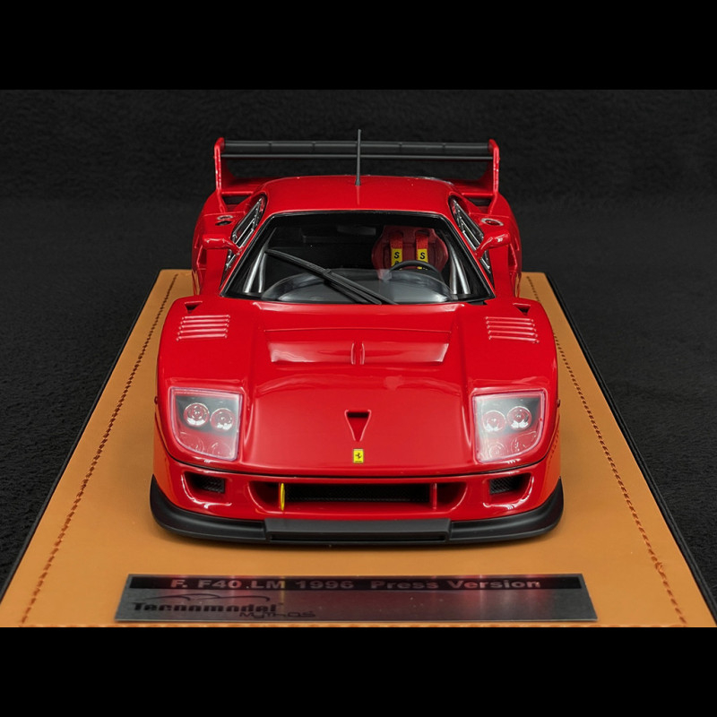 Ferrari F40 LM Press Version 1996 Rouge avec Jantes Blanche 1/18 ...