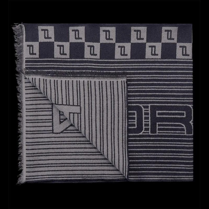 Porsche Design Scarf Navy Blue / Grey 4056487050348