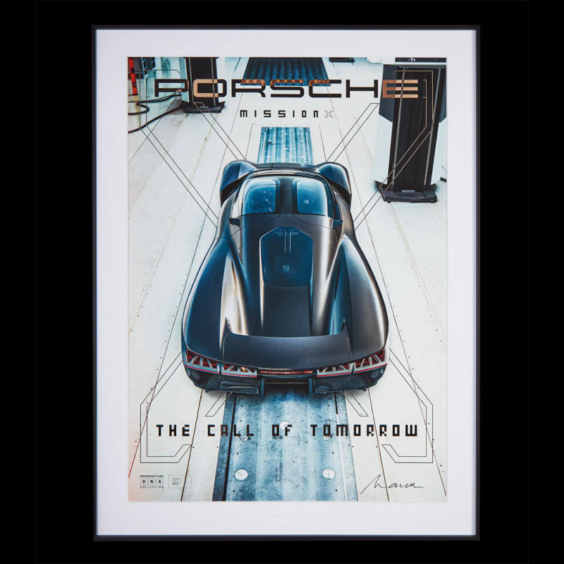 Porsche Rahmen Mission X Hypercar unterzeichnet von Michael Mauer ...