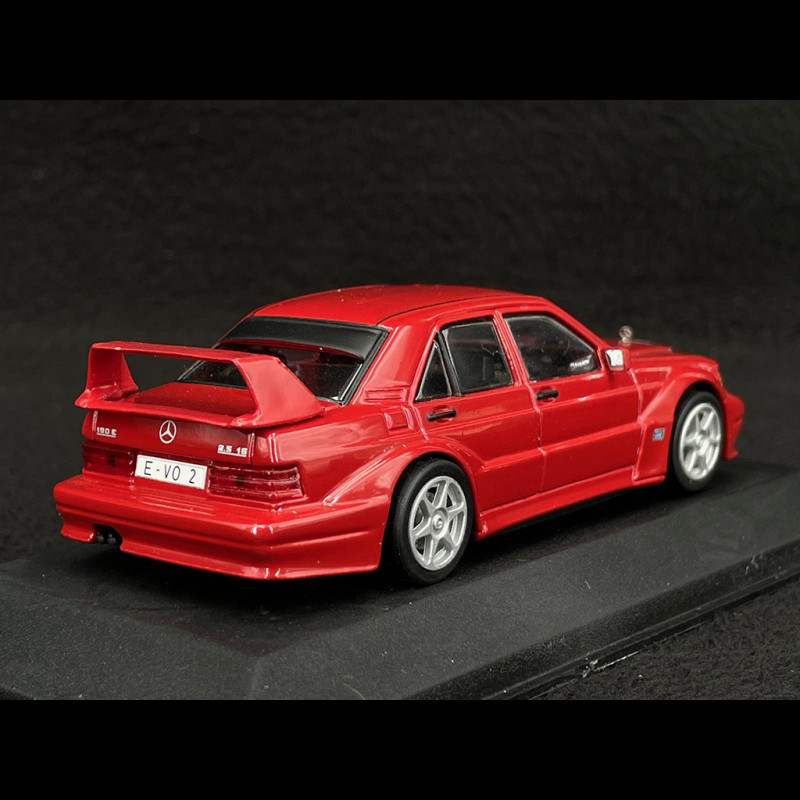 Mercedes-Benz 190 E Evo 2 Street 1993 Signalrot 1/43 Minichamps 3100R