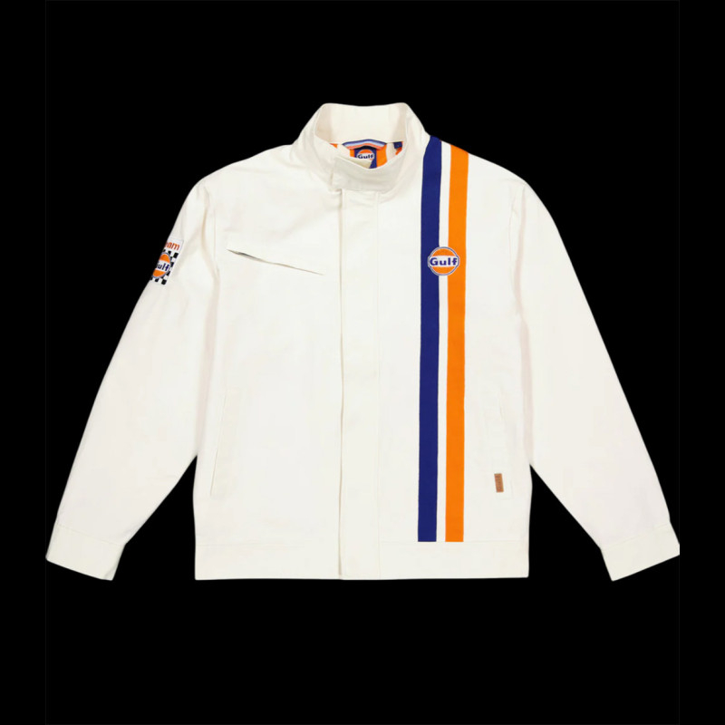 Gulf Jacket Racing Steve McQueen Le Mans Legend Cream Beige GU251JAM03 ...