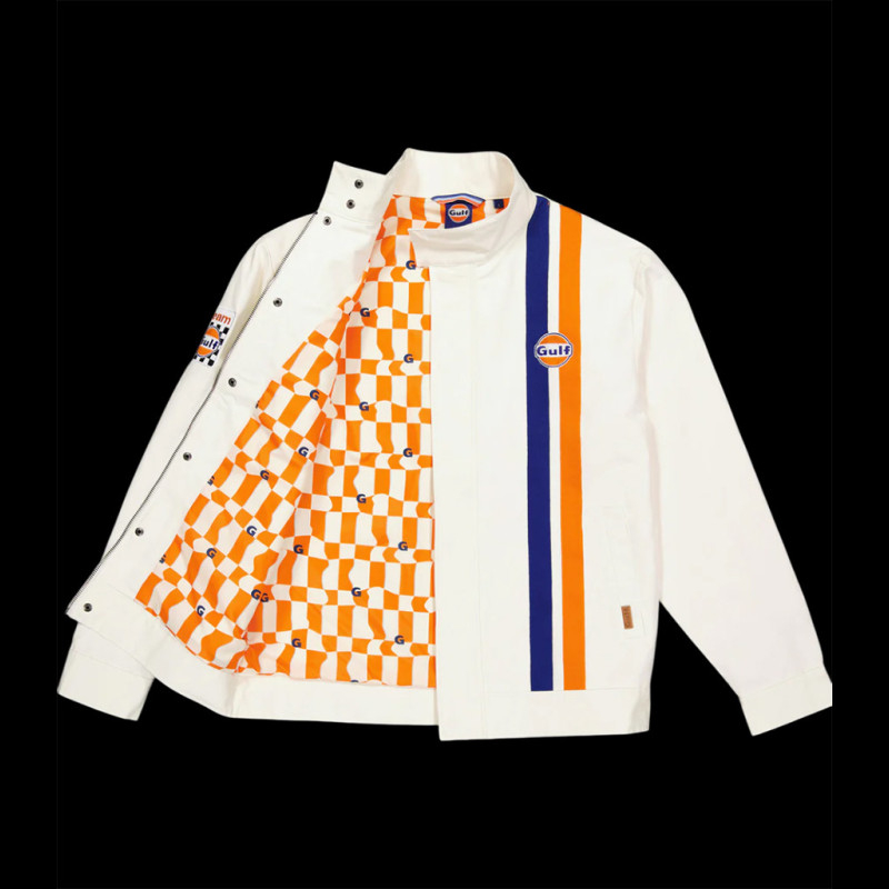 Gulf Jacket Racing Steve McQueen Le Mans Legend Cream Beige GU251JAM03 ...