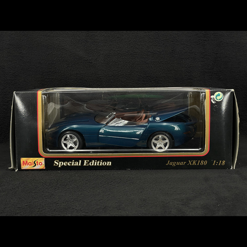 Jaguar XK 180 1998 Blue Green 1/18 Maisto 31867