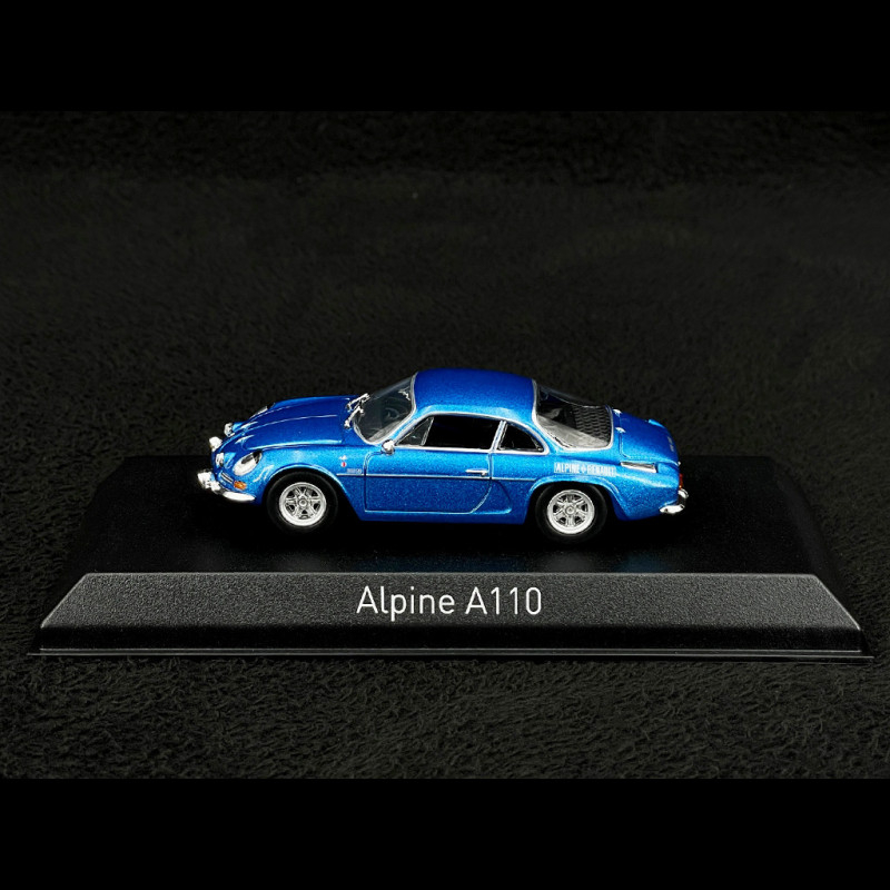 Alpine A110 1600 S 1973 Bleu Alpin avec logo latéral 1/43 Norev 517826