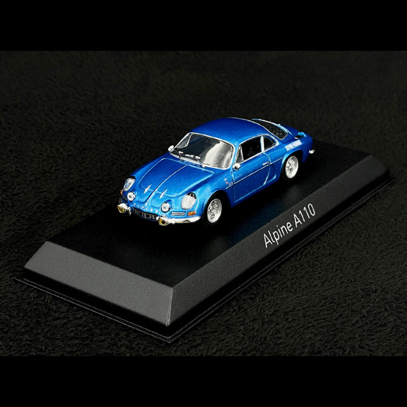 Alpine A110 1600 S 1973 Bleu Alpin avec logo latéral 1/43 Norev 517826