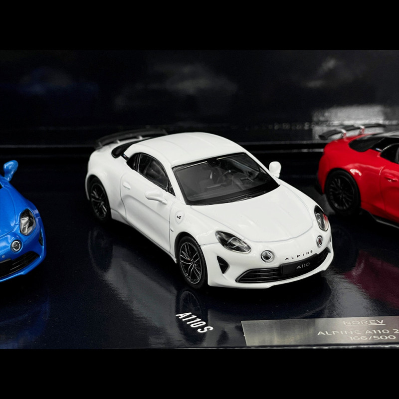 Alpine A110 Set 2025 Blue White Red 1/43 Norev 517882