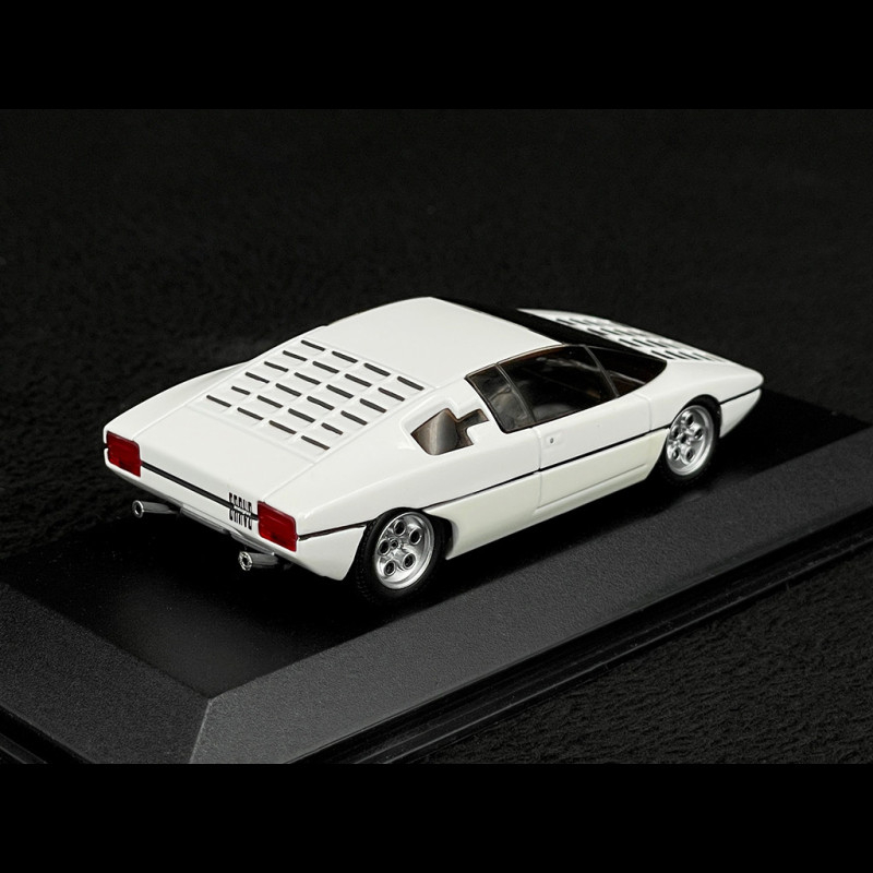 Lamborghini Bravo 1974 Repainted 2005 Metallic White 1/43 Minichamps ...