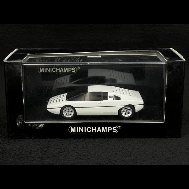 Lamborghini Bravo 1974 Repainted 2005 Metallic White 1/43 Minichamps ...