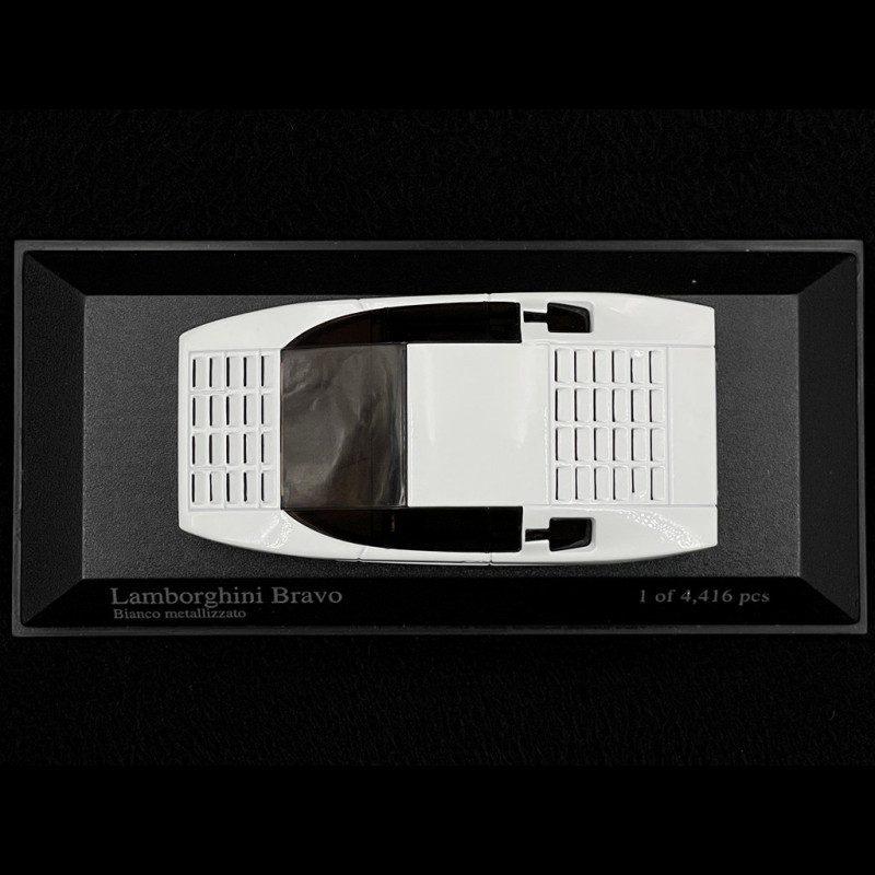 Lamborghini Bravo 1974 Repainted 2005 Metallic White 1/43 Minichamps ...