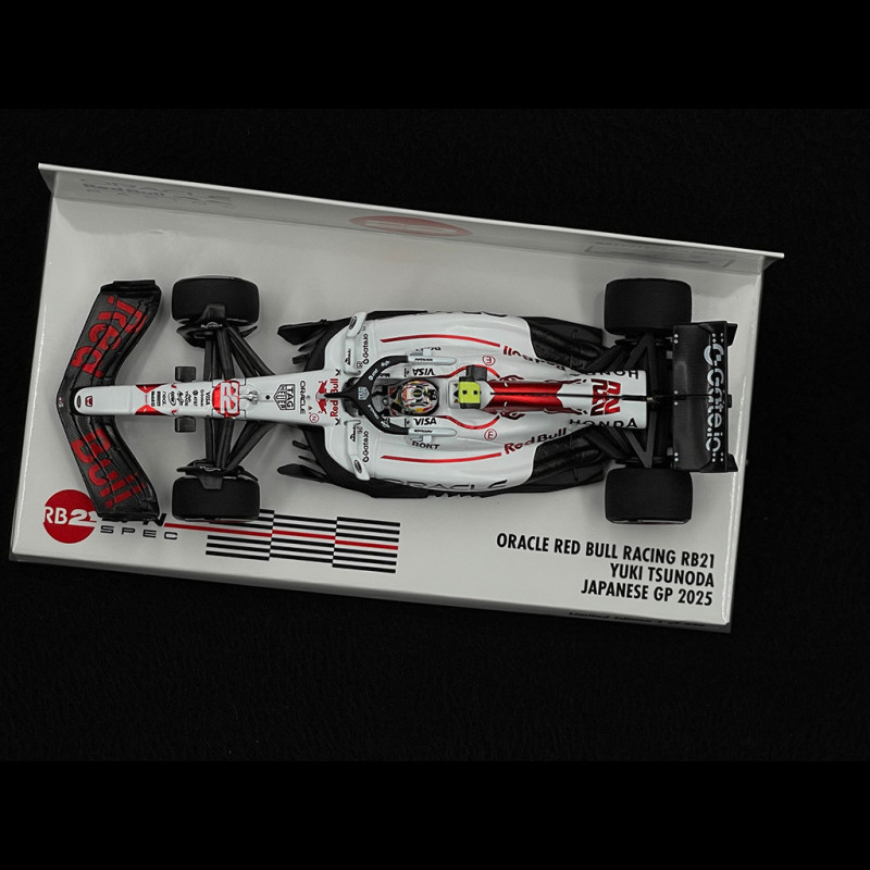 Yuki Tsunoda Red Bull Racing RB21 n° 22 1ère course GP Japon 2025 1/43 ...