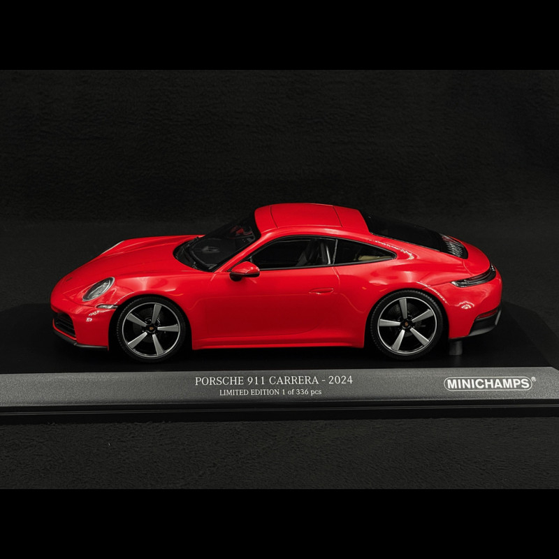 Porsche 911 Carrera Coupe Type 992.2 2024 Indian Red 1/18 Minichamps ...