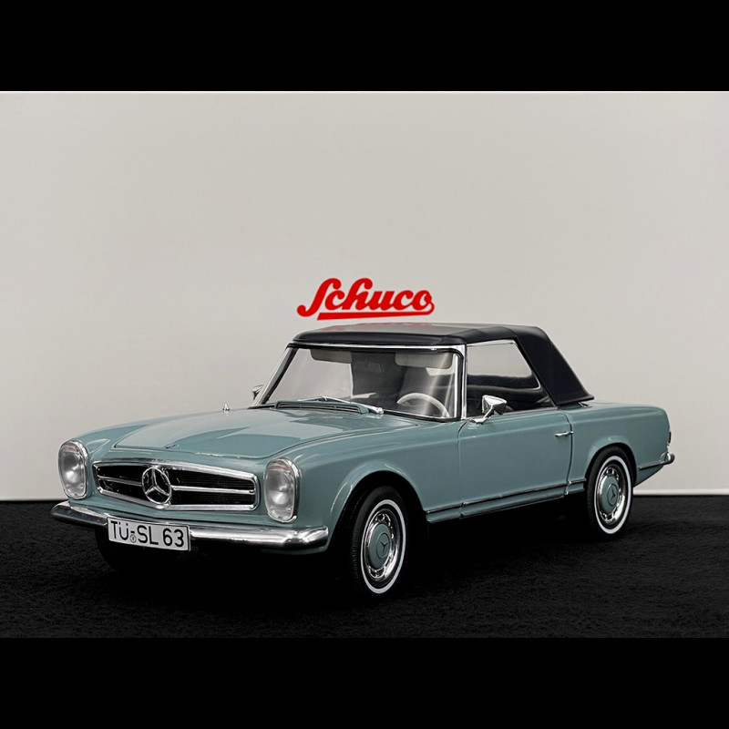 Mercedes-Benz 280 SL Pagode W113 1968 Vert Argent 1/18 Schuco 450060000