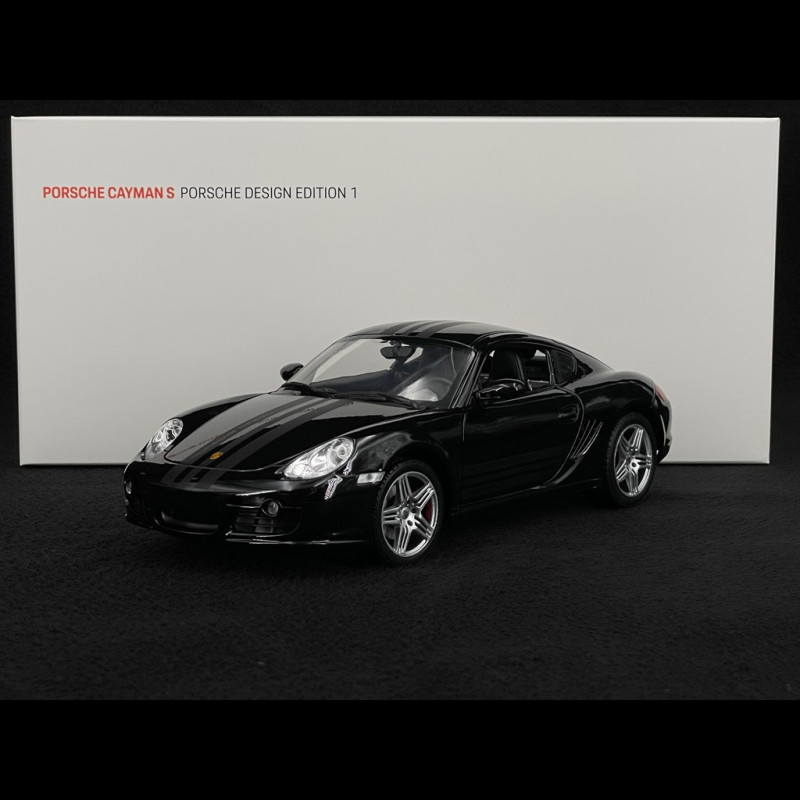 Porsche Cayman S PORSCHE DESIGN EDITION 1 2008 Noir 1/18 Welly MAP02103024