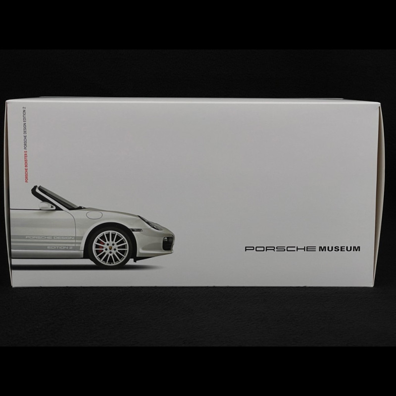 Porsche Boxster S PORSCHE DESIGN EDITION 2 2008 Blanc 1/18 Welly ...