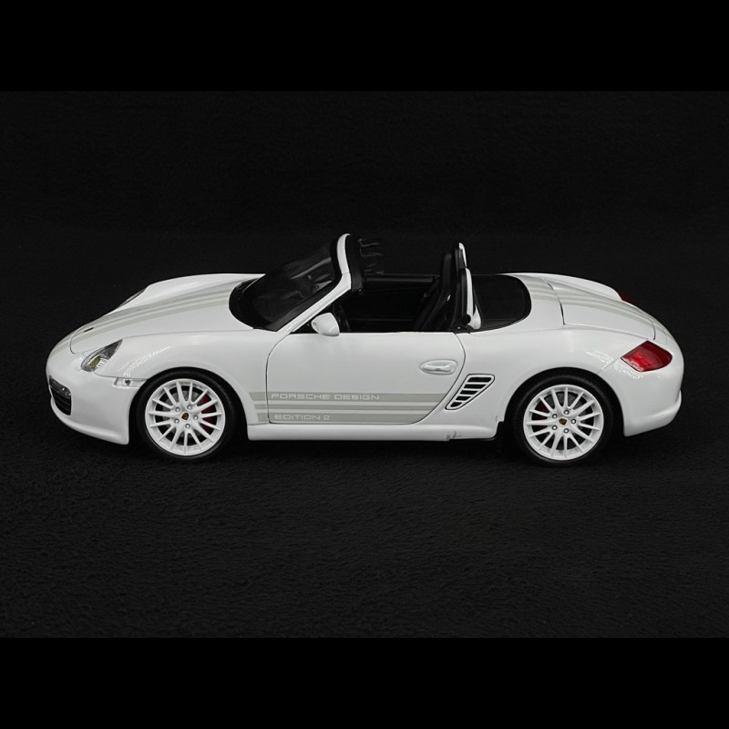 Porsche Boxster S PORSCHE DESIGN EDITION 2 2008 White 1/18 Welly ...